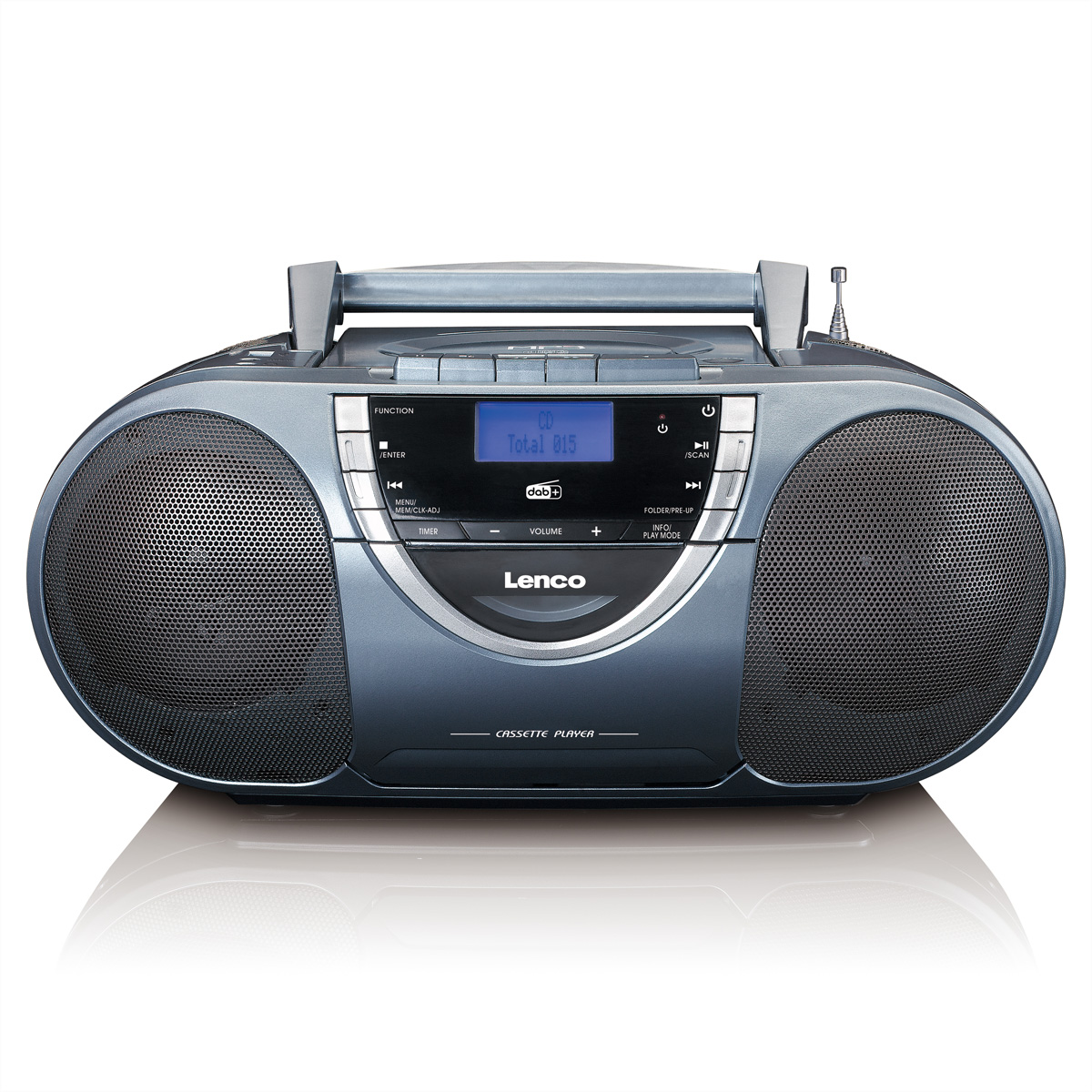 Lenco SCD-6800 DAB+ Radio/CD/MP3-Player - Gray boombox at Buchmann.ch