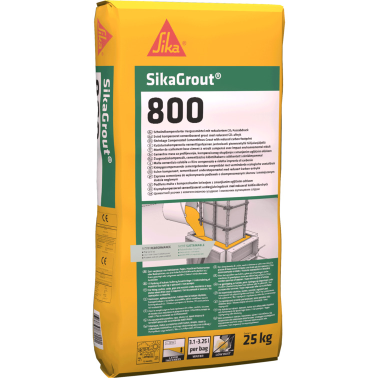 Sika Grout 800 Mortier à base de ciment 25kg - Maintenant chez Buchmann.ch