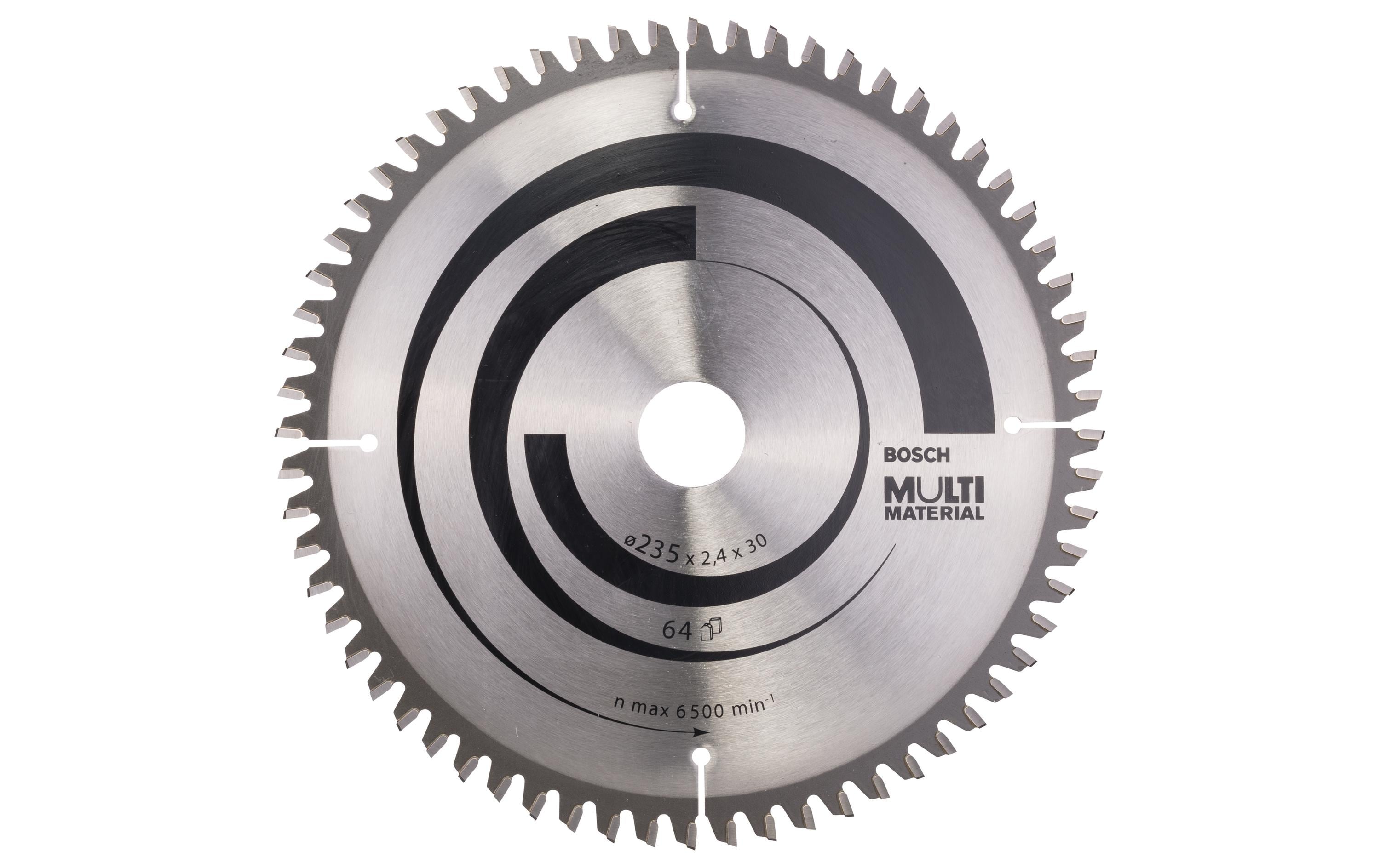 Bosch Professional Kreissägeblatt Multi Material, 235 x 30 x 2.4 mm, Z ...