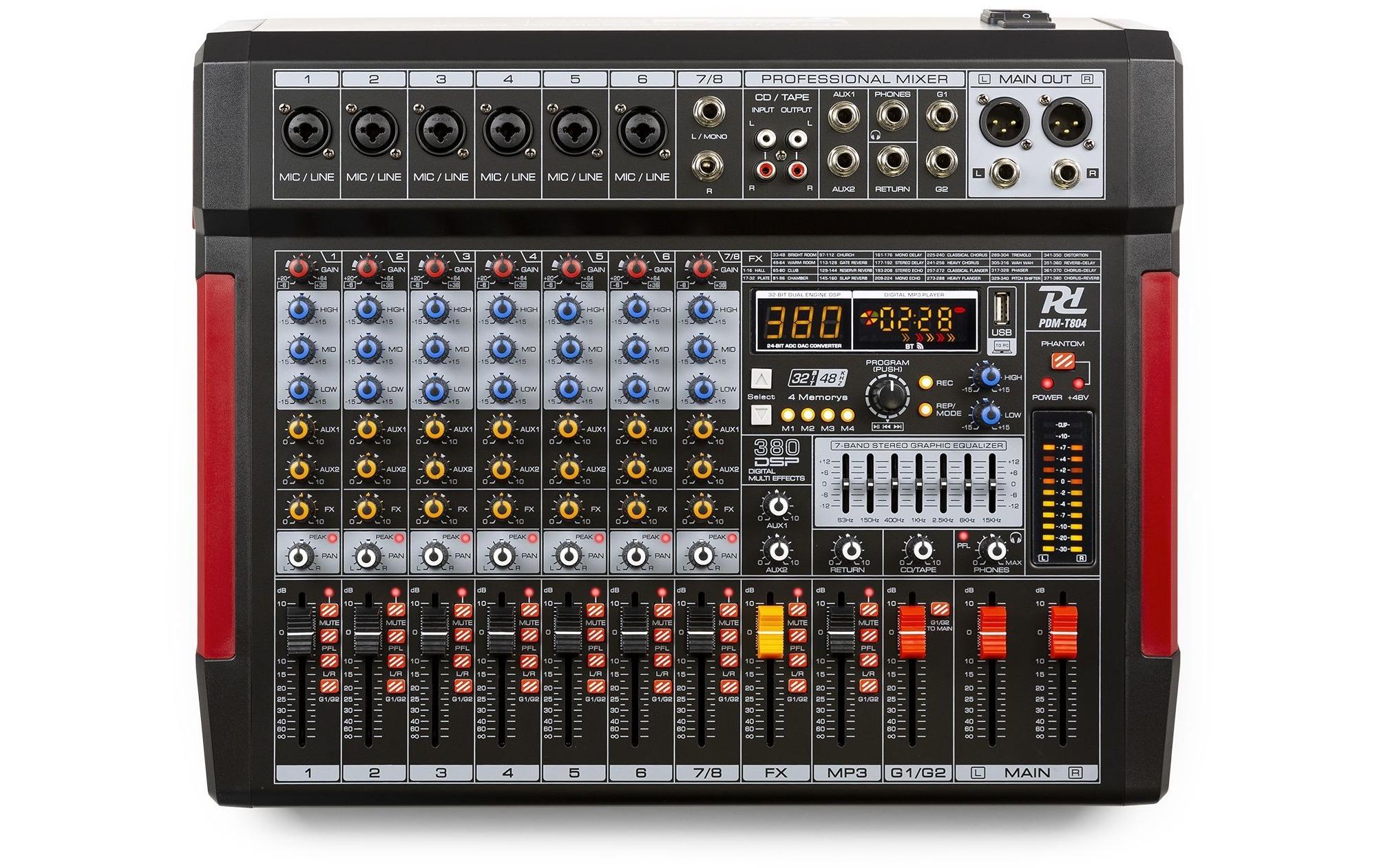 Power dynamics Mixer PDM-T804 - buy at buchmann.ch