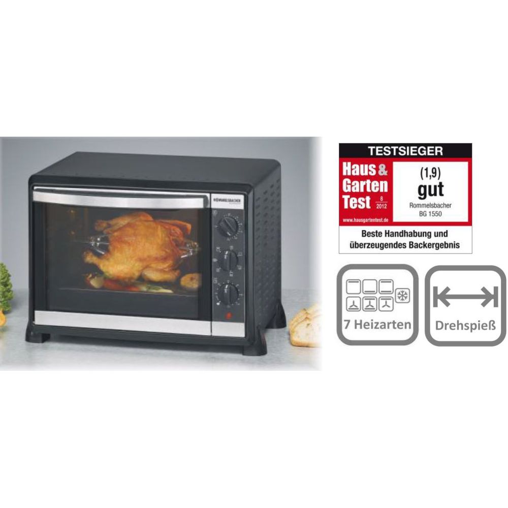 Rommelsbacher Backofen 20.BG 1550 - kaufen bei buchmann.ch